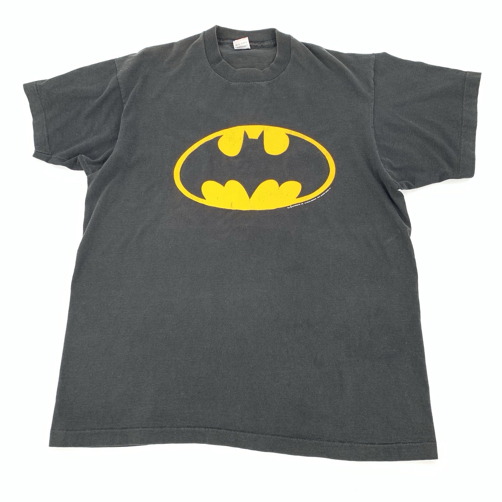 Vintage 1990 Batman Logo Single Stitch Short Sleeve T… - Gem