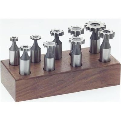 9 Piece Woodruff Key Cutter Bit Keyseat Keyset for Milling Machine Tool ...