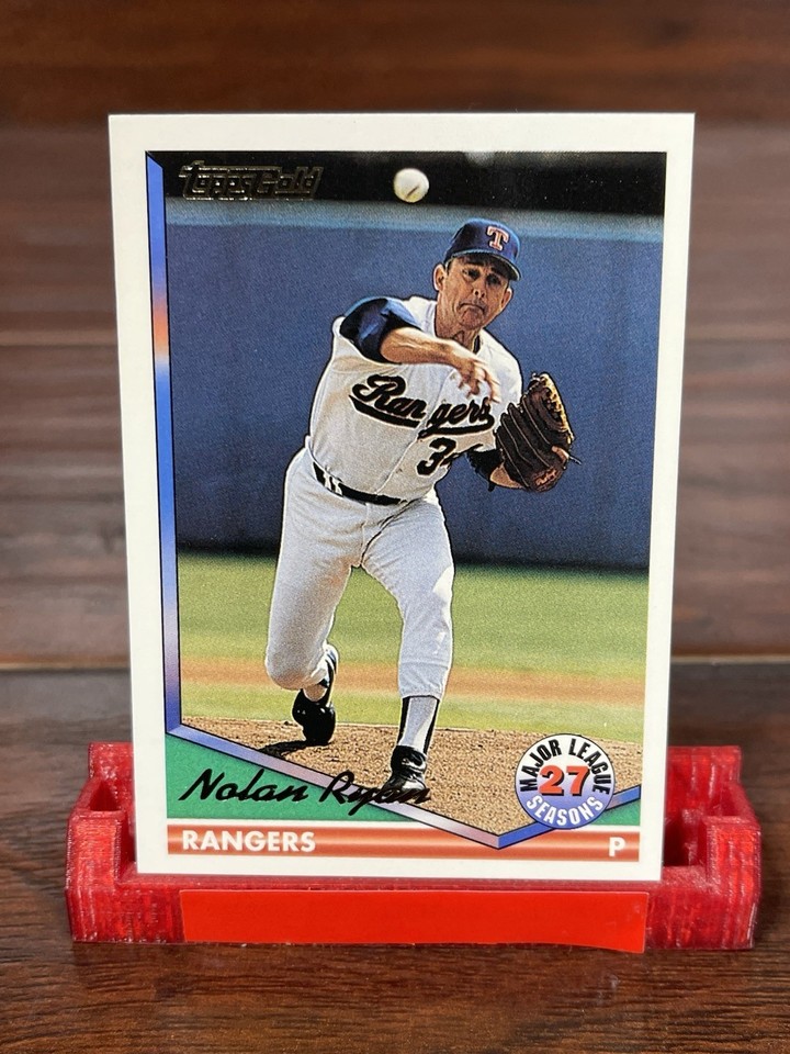 1994 Topps Gold Nolan Ryan #34 - 27 Major League Seasons Hall Of Fame ...