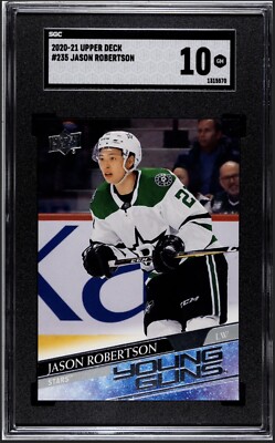 2020-21 Upper Deck Jason Robertson Young Guns #235 (RC) - SGC Gem Mint ...