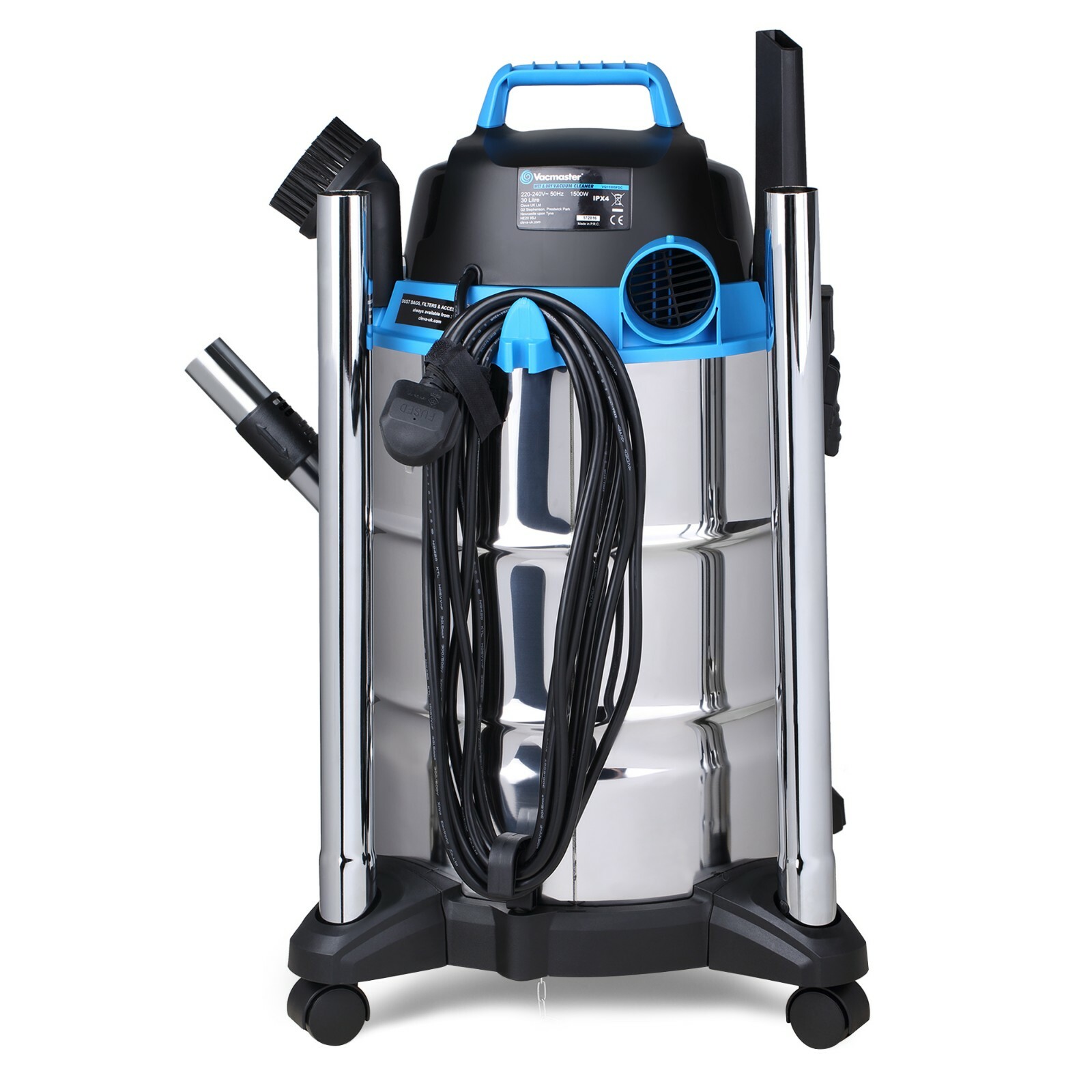 Wet and Dry Vacuum Power Take Off 30L 1500W, For Garage and Workshop ...