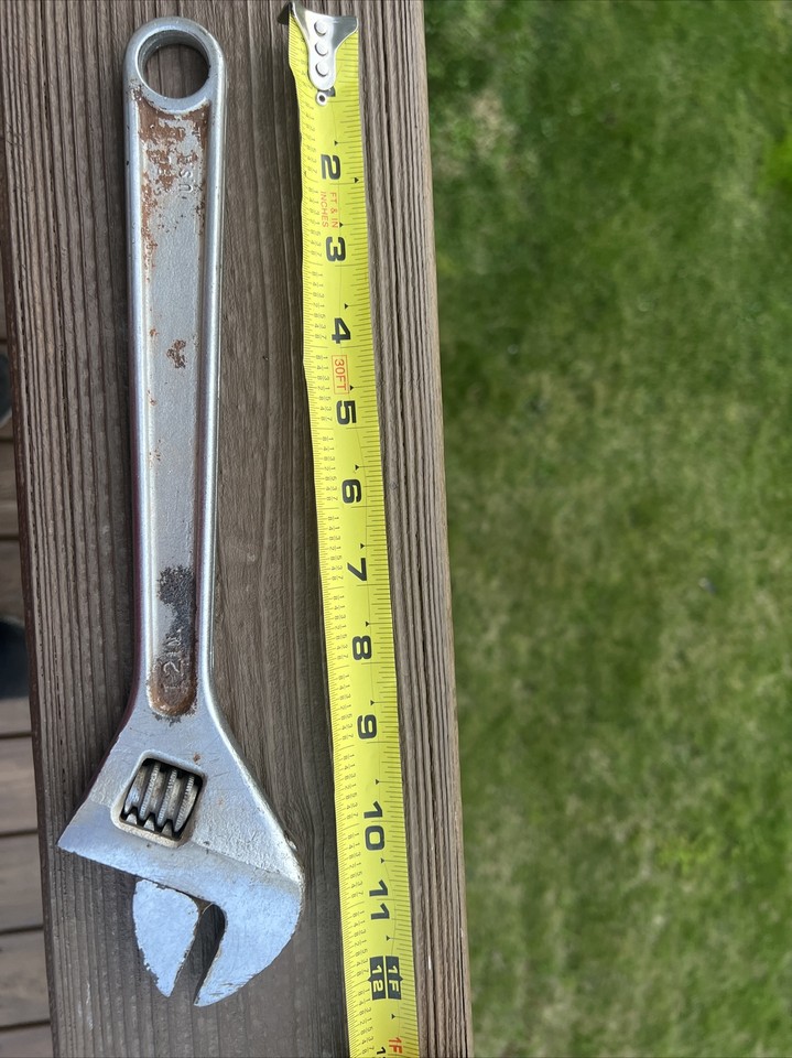Proto USA 12" Adjustable End Wrench 712 Made in USA Nice Condition ...