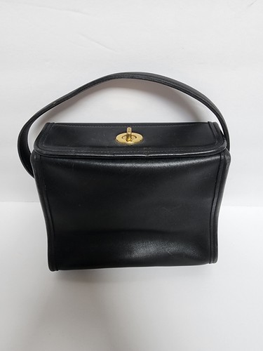 Vintage COACH bag - black leather - L7C-9043 | eBay