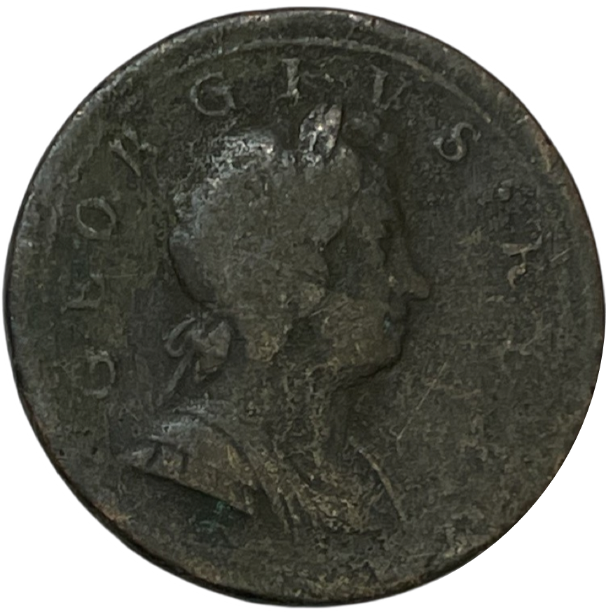 1 HALF PENNY - CHOICE OF YEAR FROM 1717-1724 - GEORGE I - GREAT BRITAIN ...