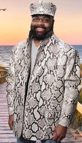 Genuine Python Snake Skins Hides Square Design Jacket Coat All sizes | eBay