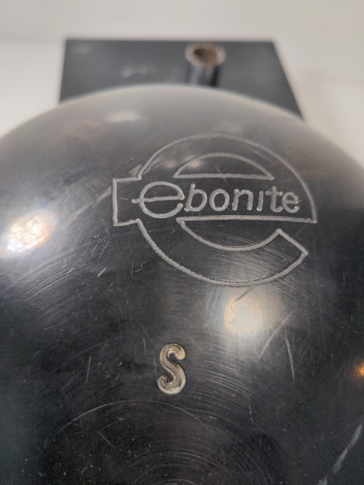 Vintage Ebonite Maxim IV 4 Solid Black Pro-Line 11 lb 2.4 oz Bowling ...