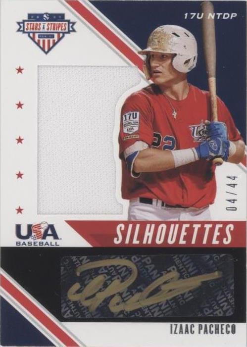 2020 Panini USA Baseball Stars & Stripes - Silhouettes Signatures Izaac ...