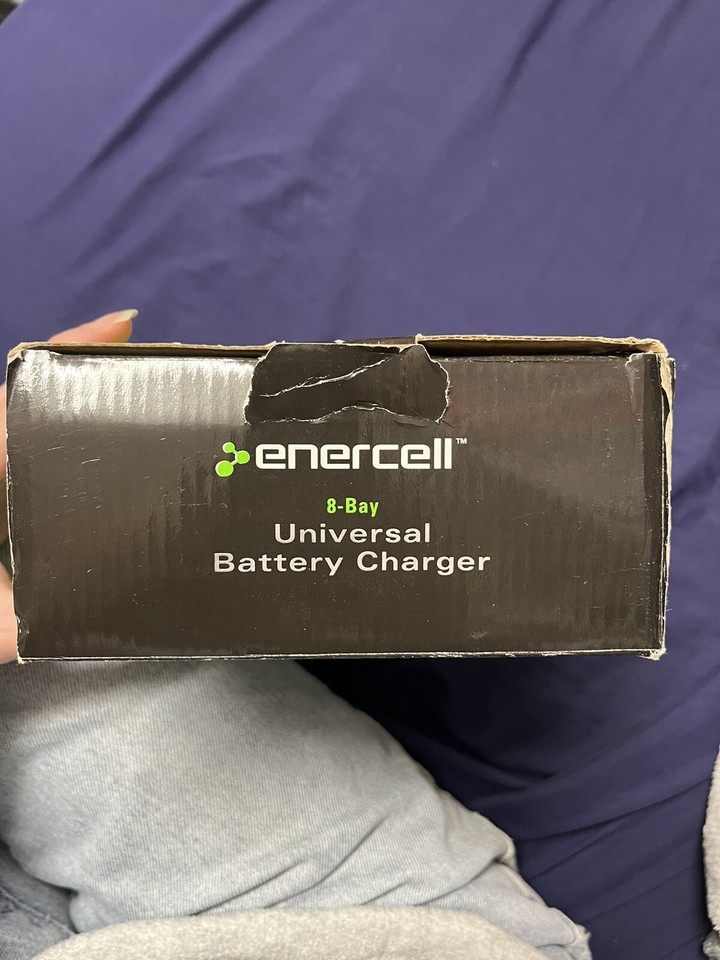 Enercell 8-Bay Universal Battery Charger, Charges AA, AAA, C, D & 9V | eBay