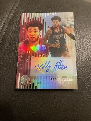 2022-23 Chronicles Draft Picks Illusions Teddy Allen Auto Rookie Signs ...
