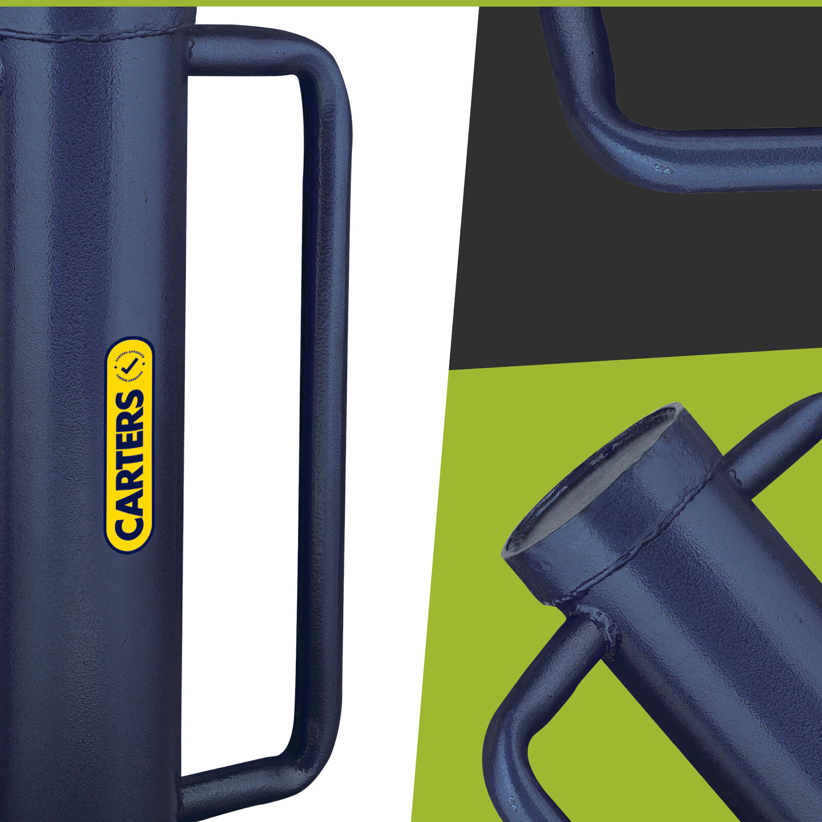 Heavy Duty Fence Post Rammer - 6" Diameter Professional Driver, Pusher ...