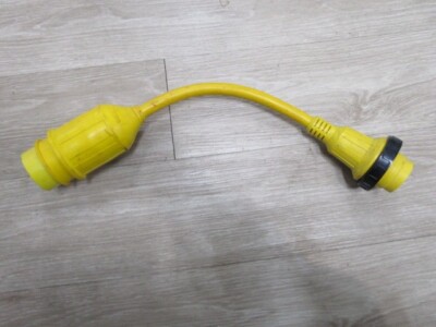 Marinco Pigtail Adapter 110A 30A 125V Plug Dock 50A 125V Boat Connector ...