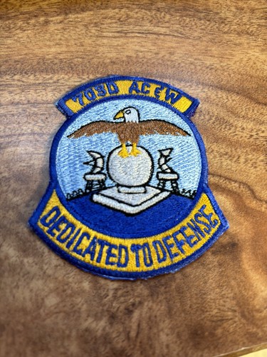 PATCH USAF 703rd ACW SQUADRON RARE VTG 4” Rare Texarkana AR Control AC ...