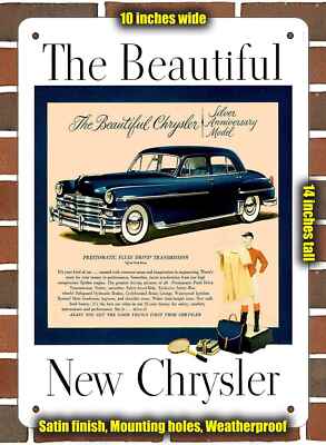 Metal Sign - 1949 Chrysler New Yorker Sedan - 10x14 inches | eBay