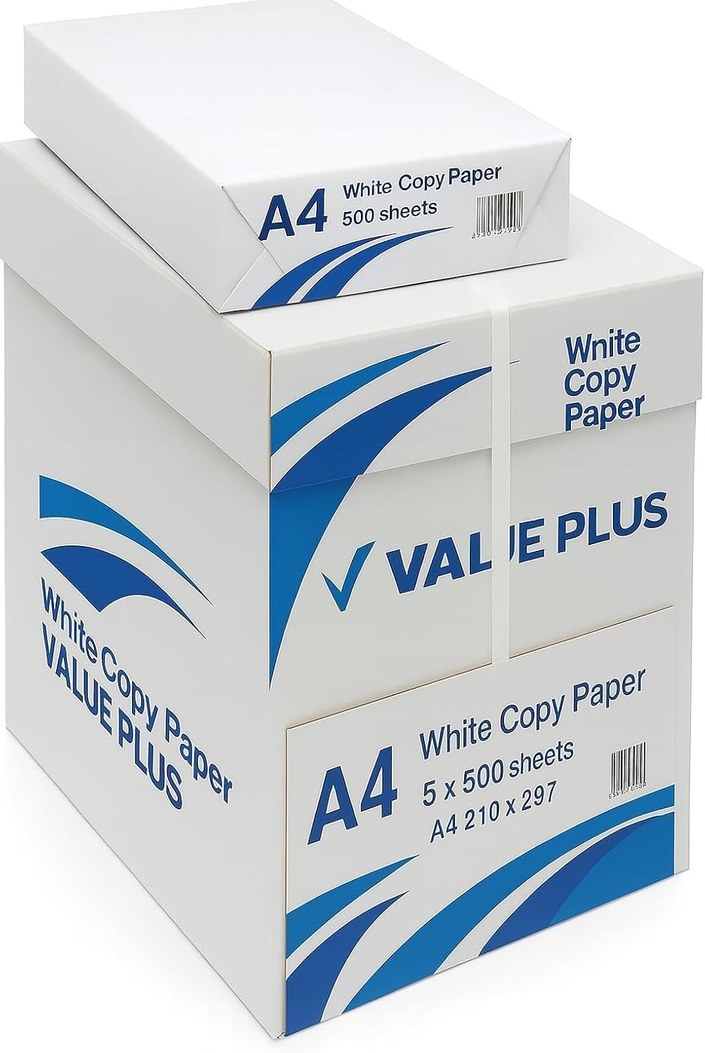A4 75GSM Value Plus Office Quality White Copier Printing Paper Home ...