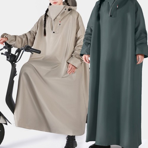 Full Body Waterproof Motorcycle Raincoat With Thickened Extended ...