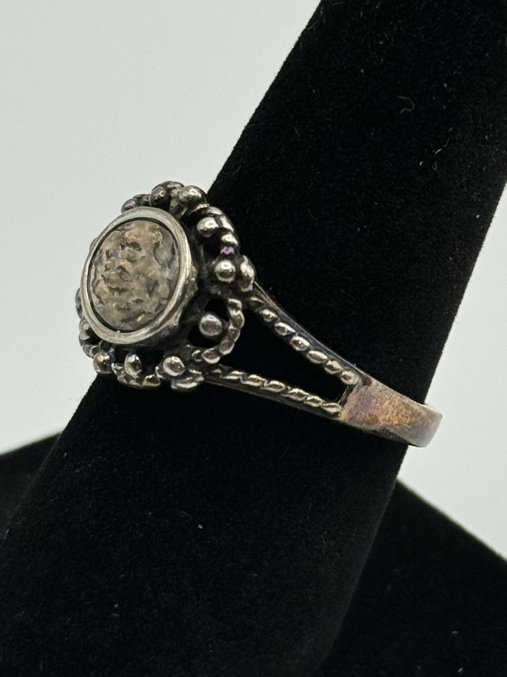 Vintage AVON 925 Sterling Silver Oval Abalone Filigree Ring Size 9 | eBay
