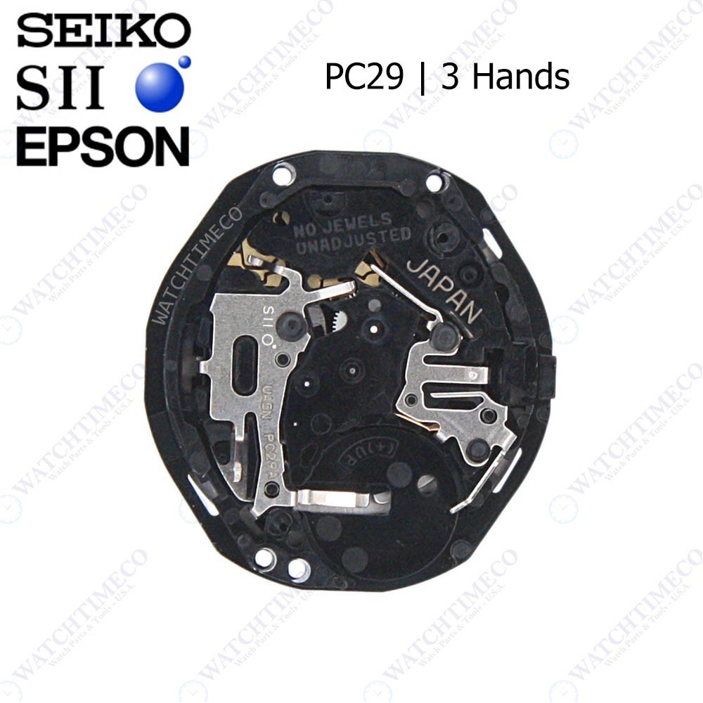 Genuine Seiko SII Epson PC29 Watch Movement Japan 3 Hands | eBay