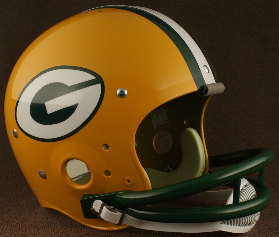 GREEN BAY PACKERS 1980 NFL Authentic THROWBACK Football Helmet | eBay