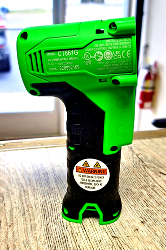 SNAP-ON ™ TOOLS CT861 BRUSHLESS 14.4V 3/8 IMPACT REPLACEMENT BODY GREEN ...