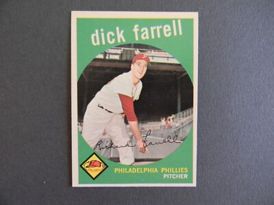 1959 Topps Baseball Card 175 Dick Farrell | eBay