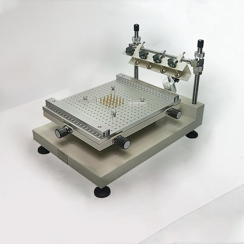 High Precision Screen Printing Station Manual Flat Screen Printing ...