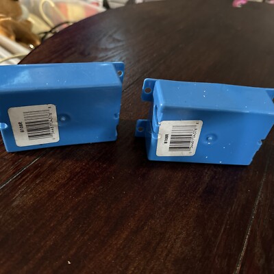 ABB 2 Pack, Single Gang, Flanged, Shallow Box, 3-5/8" x 2-3/8" x 1-1/4 ...