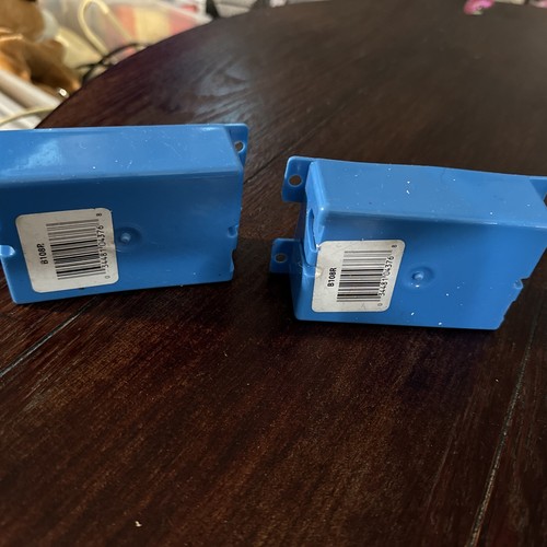 ABB 2 Pack, Single Gang, Flanged, Shallow Box, 3-5/8" x 2-3/8" x 1-1/4 ...