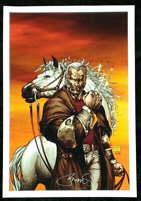 OLD MAN LOGAN ~ WOLVERINE ART PRINT MICHAEL TURNER & PETER STEIGERWALD ...