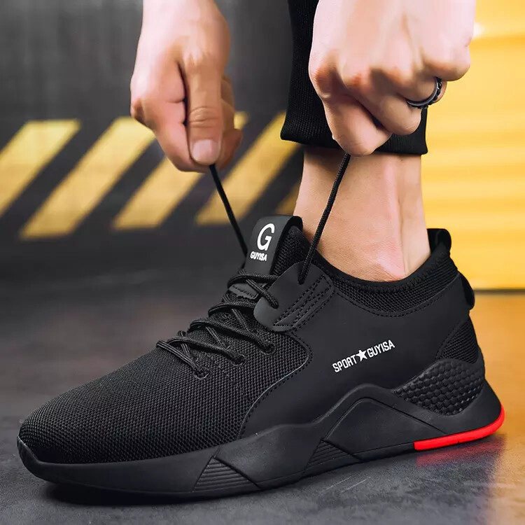 WATER RESISTANT MENS WOMENS LIGHTWEIGHT SAFETY TRAINERS STEEL TOE CAP ...