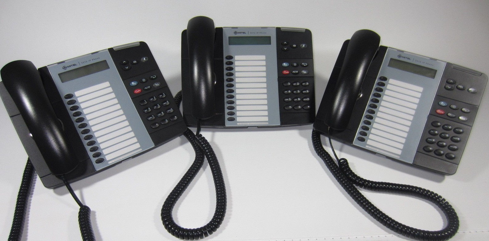 Mitel 5212 (Lot of 6) VoIP Phone 50004890 Dark Grey Black Gray IP ...