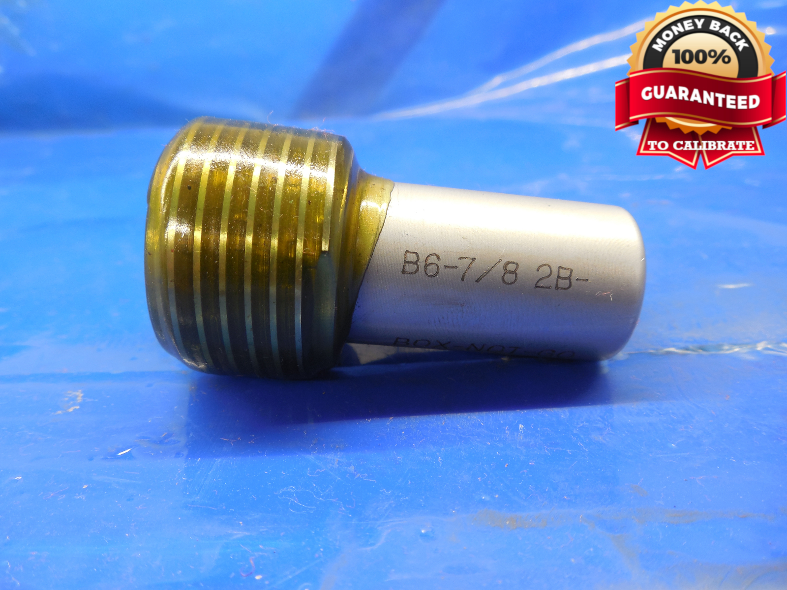 B6 - 7/8 10 2B BOX API SUCKER ROD THREAD PLUG GAGE .875 NO GO ONLY B6-7 ...