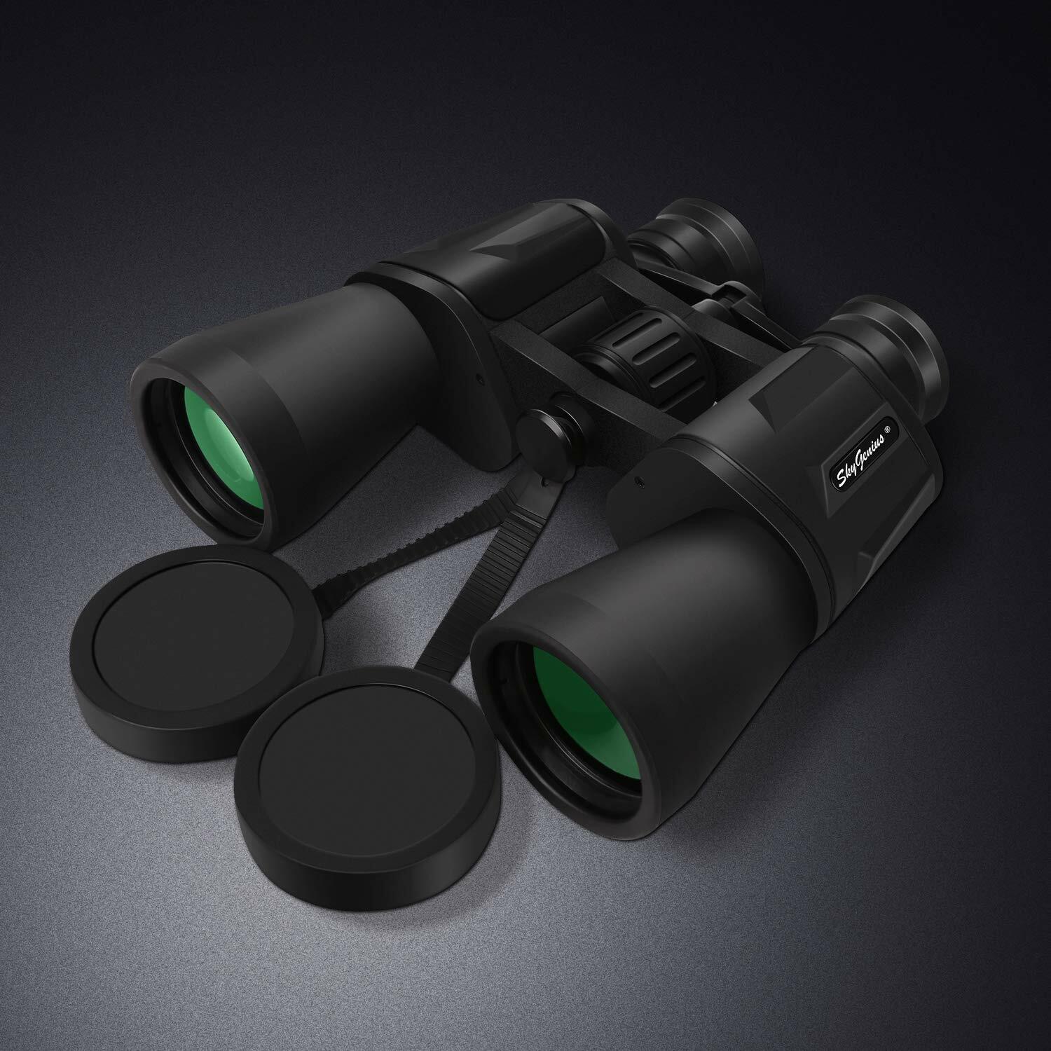 Sky Genius 10x50 Powerful Binoculars Durable HD Outdoor Binoculars For ...