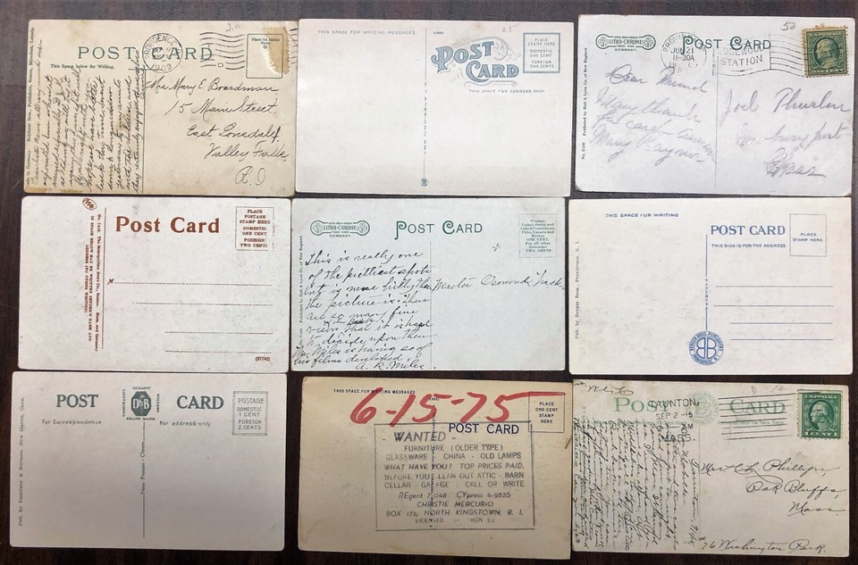 # T3524 PROVIDENCE, R.I. POSTCARD LOT, 9 DIF. CARDS | eBay
