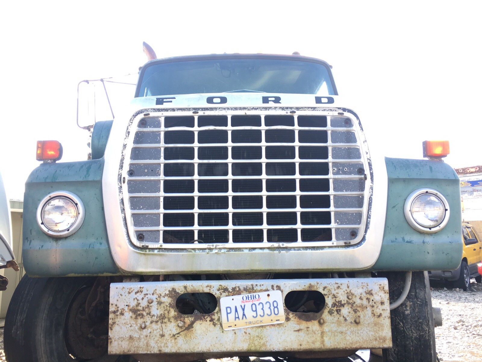 73-89 Ford Louisville L 8000 L 9000 LN 9000 HOOD NOSE FRONT END DOG ...