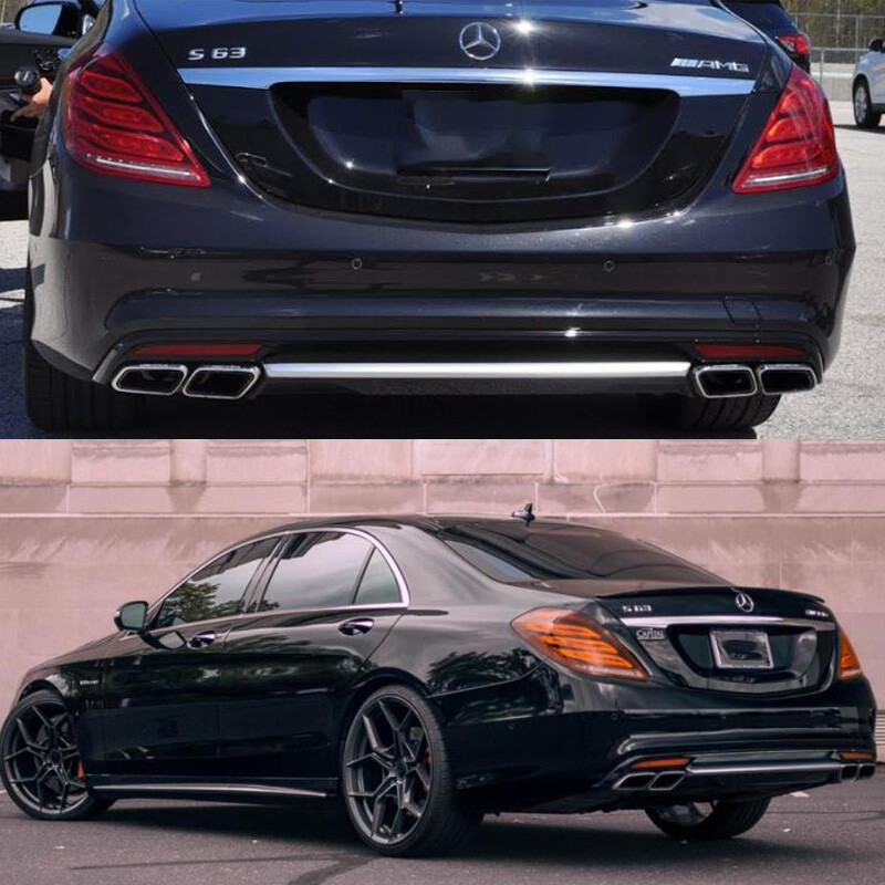 For Mercedes Benz E S Class E63 S63 W212 W222 AMG Muffler Tip Exhaust Tail Pipe | eBay