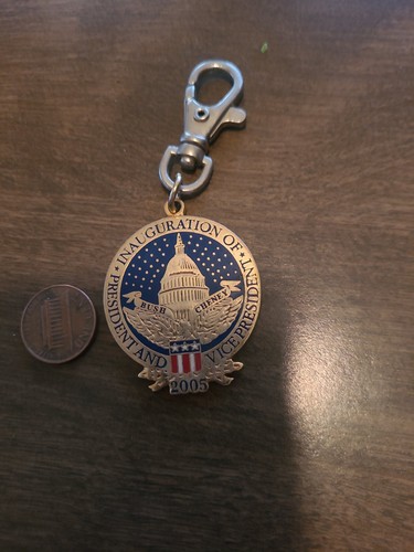 Nice 2005 George W. Bush & Dick Cheney Inaguration Keychain. Rare | eBay