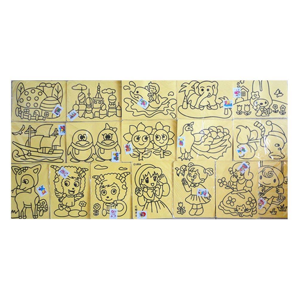 10pcs Colored Sand Painting Drawing Toys Coloring DIY random color | eBay