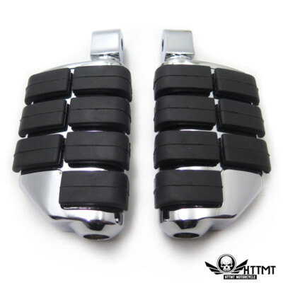 Chrome Dually Footpegs foot rest For Yamaha Road Star Warrior 2002-2009 ...
