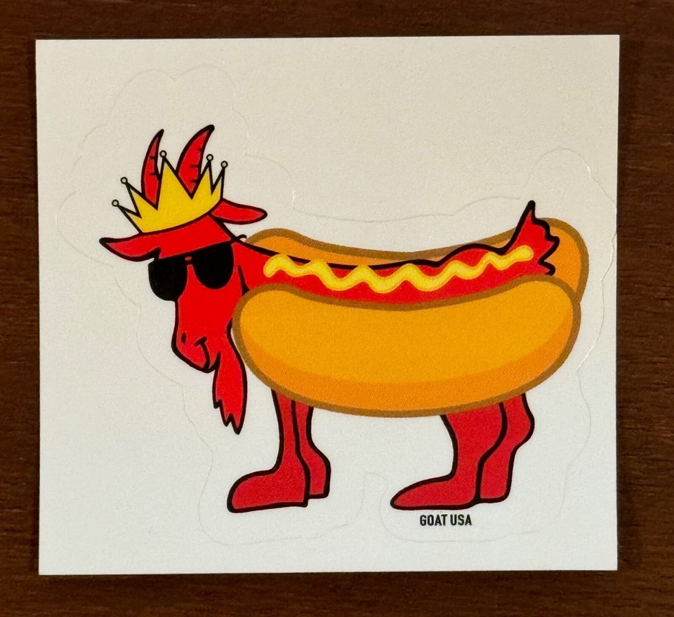GOAT USA Stickers - Pick your chosen GOAT! (24 choices) New, rare ...