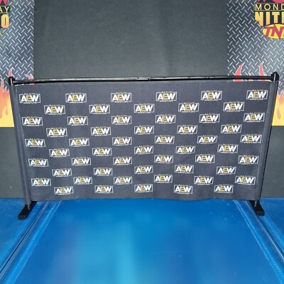 AEW Logo Fabric Backdrop - AEW Jazwares - Accessories for WWE Wrestling ...