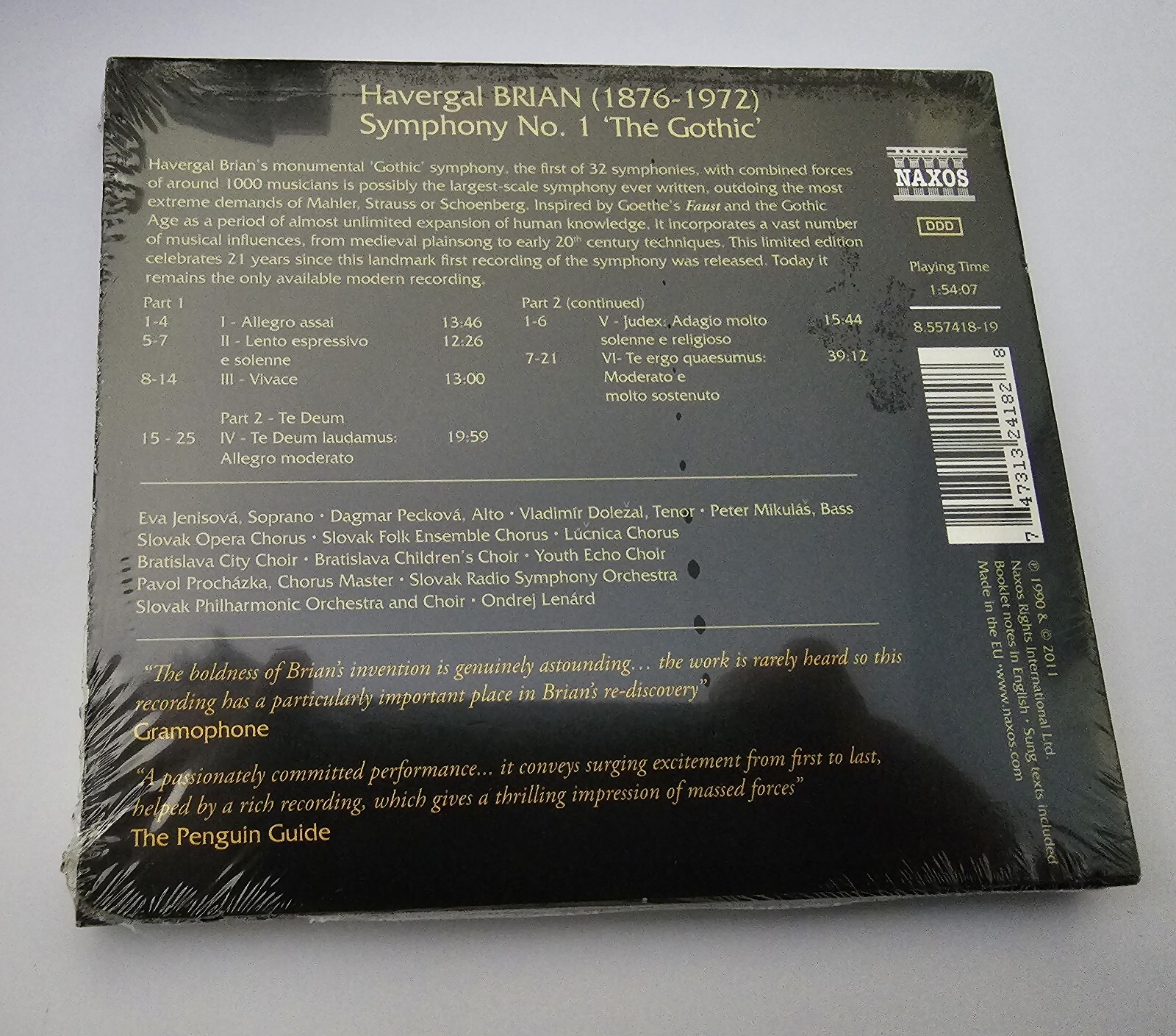 Havergal Brian: The Gothic Symphony (2011) for sale online | eBay