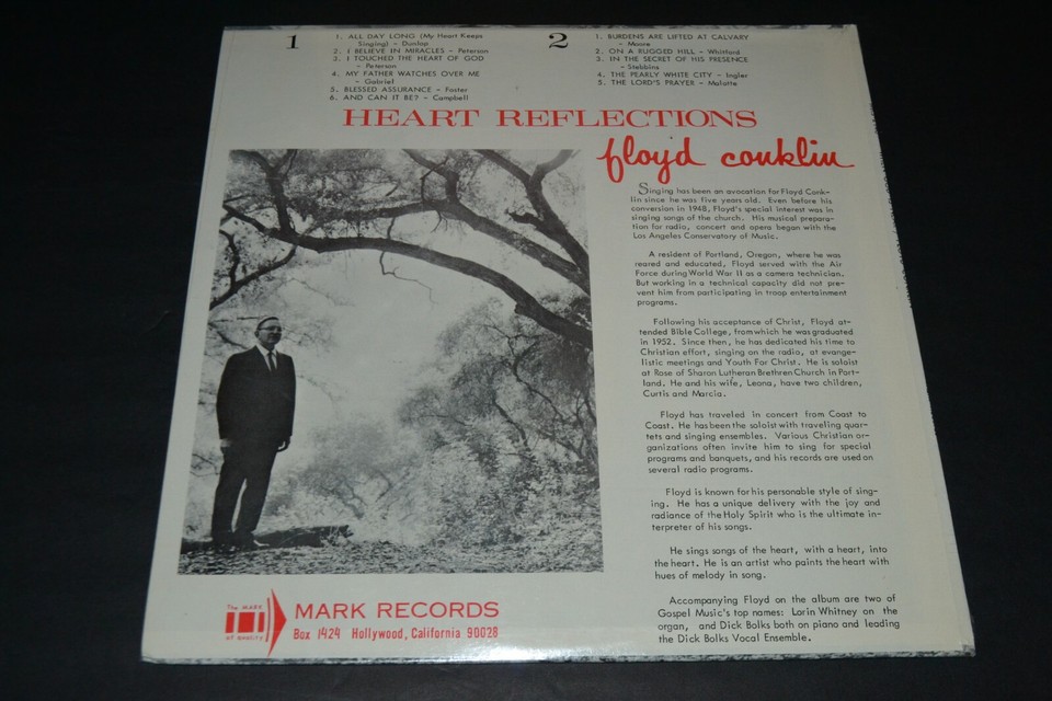 Floyd Conklin~Heart Reflections~Lorin Whitney~Xian~SEALED/NEW~FAST ...