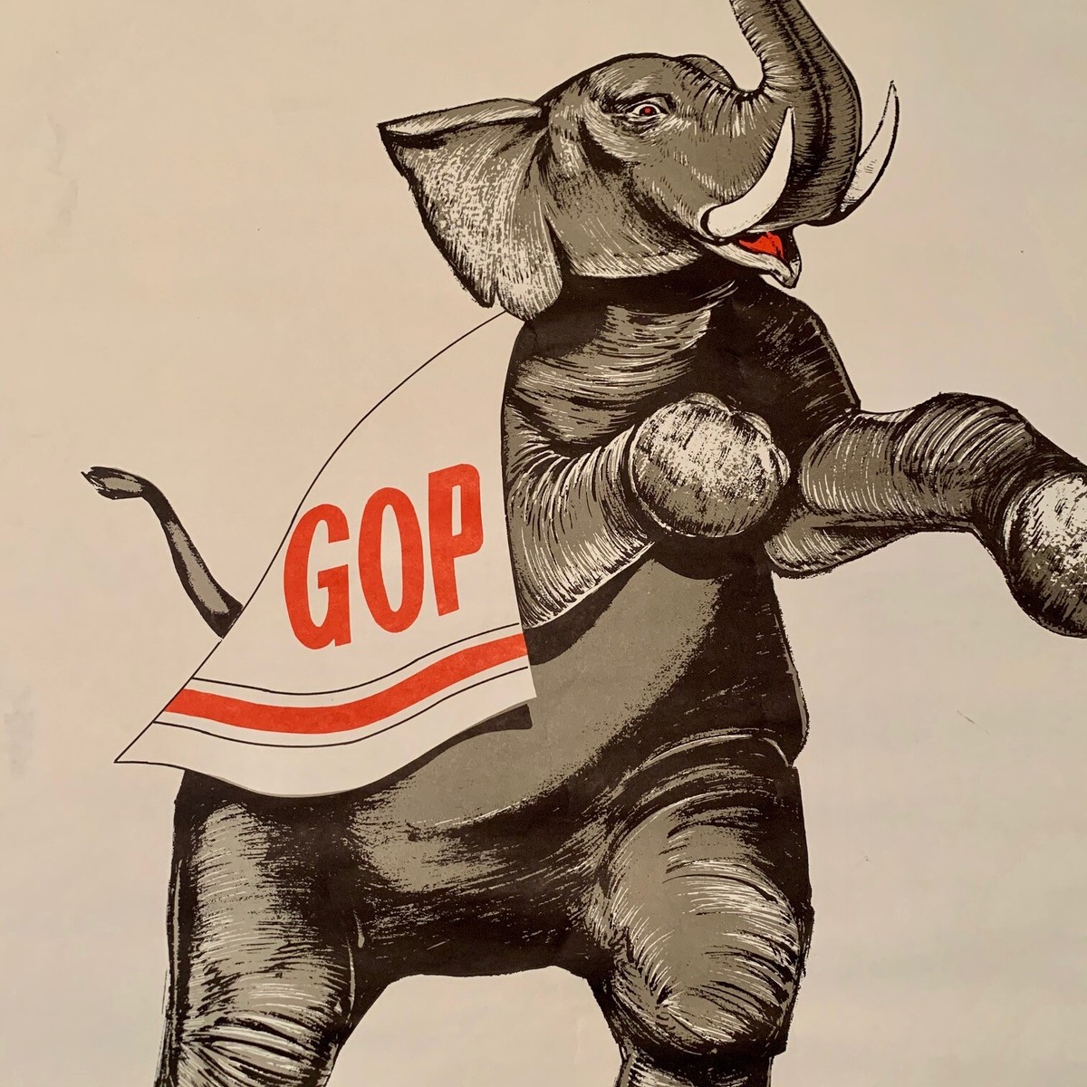 Vintage Republican Elephant Logo Republican Elephant Png Etsy