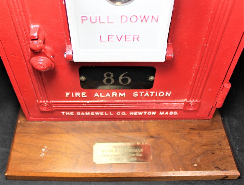 Gamewell Fire Alarm Call Station Box - Restored - Vintage - Empty - NO ...