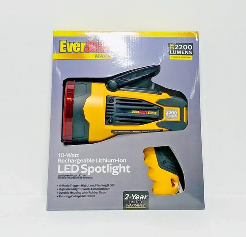 EverStart Maxx SL10LEDE 2200 Lumens Rechargeable Lithium-Ion LED ...