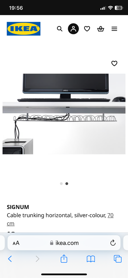 Cable trunking horizontal, silver-colour, 70 cm | eBay UK