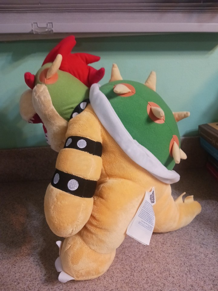 Build-a-Bear Super Mario Bowser King Koopa 16" Plush Doll Stuffed ...