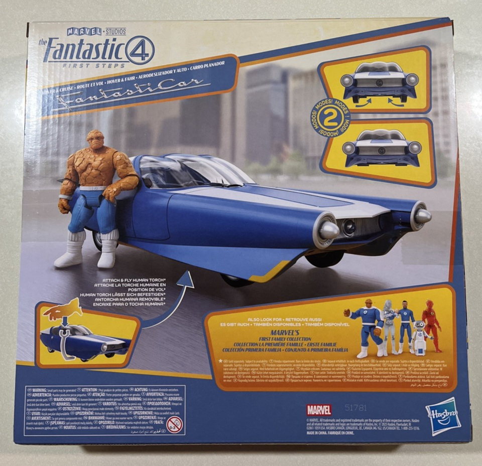 NEW 2025 MARVEL STUDIOS FANTASTIC FOUR FIRST STEPS FANTASTICAR VHTF | eBay