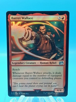 Barret Wallace Magic the Gathering Final Fantasy 0129 foil | eBay