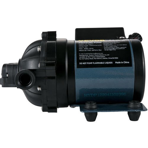7 GPM Washdown Deck Pump Kit 12V Water Pump 60 PSI 10FT Self Priming ...
